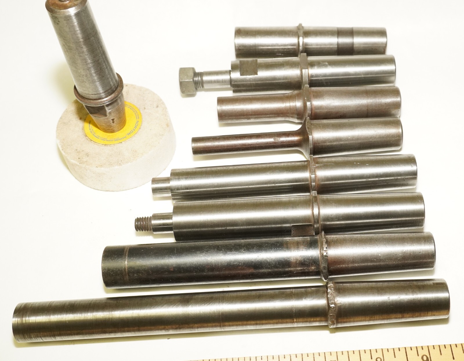 Parker Majestic ID/OD Grinding Wheel Quill Lot, Mandrel, Arbor, Stone ...