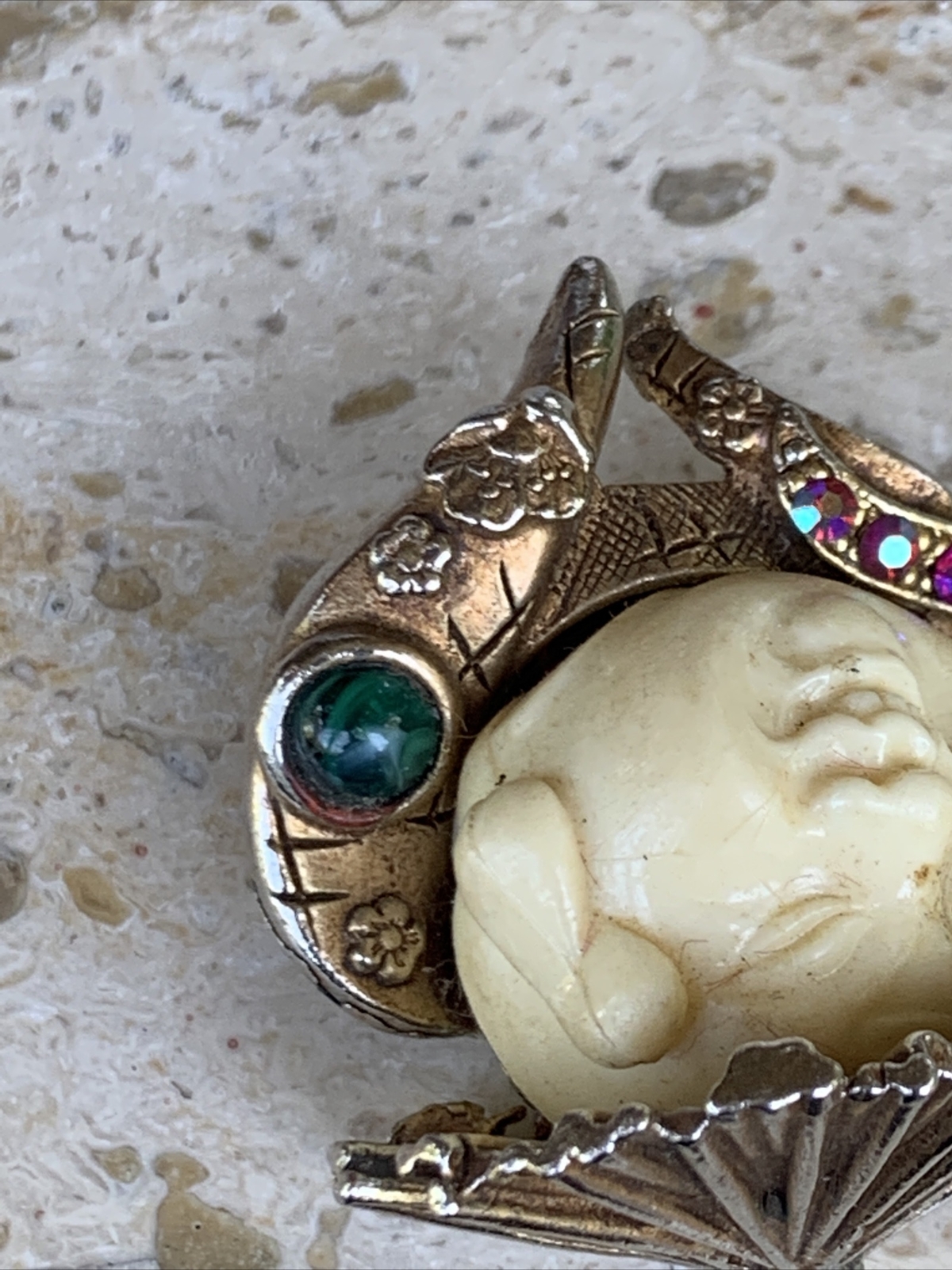 Rare Vintage HAR Hargo Chinaman Replacement Earring. … - Gem