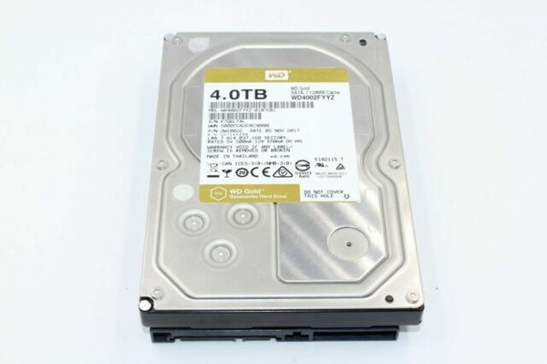 WD Gold WD4002FYYZ 4TB Enterprise HDD 7200RPM SATA III Internal Hard ...