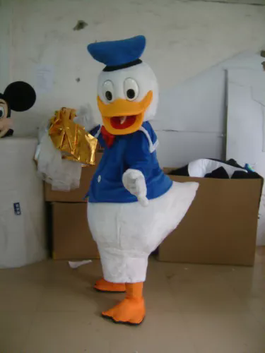 Halloween Cute Duck Mascot Costume Adult Party Fancy Dress Cosplay ...