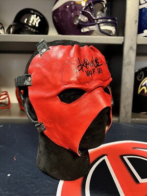 Kane WWE Wrestling Star Signed Autographed Mask Hand Crafted Leather ...