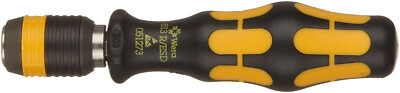 Wera 813R ESD Kraftform Mini Screwdriver Handle With Rapidator Bit ...