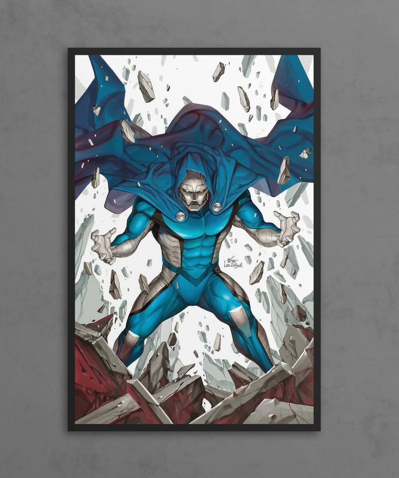 Ultimates #4 Print - Doctor Doom Wall Art - 11" x 17" Fantastic Four ...