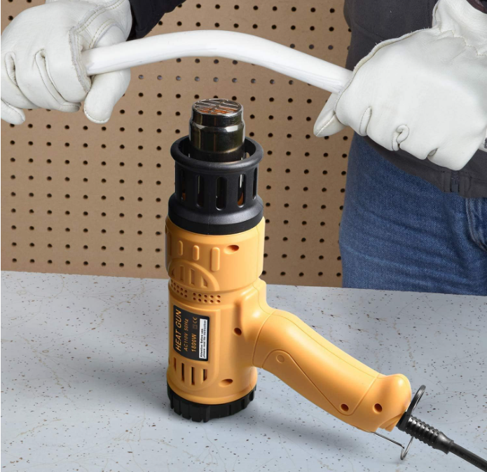 Heat Gun 1800W 122℉-1202℉/50℃-650℃ Fast Heating Heavy Duty Hot Air Gun ...