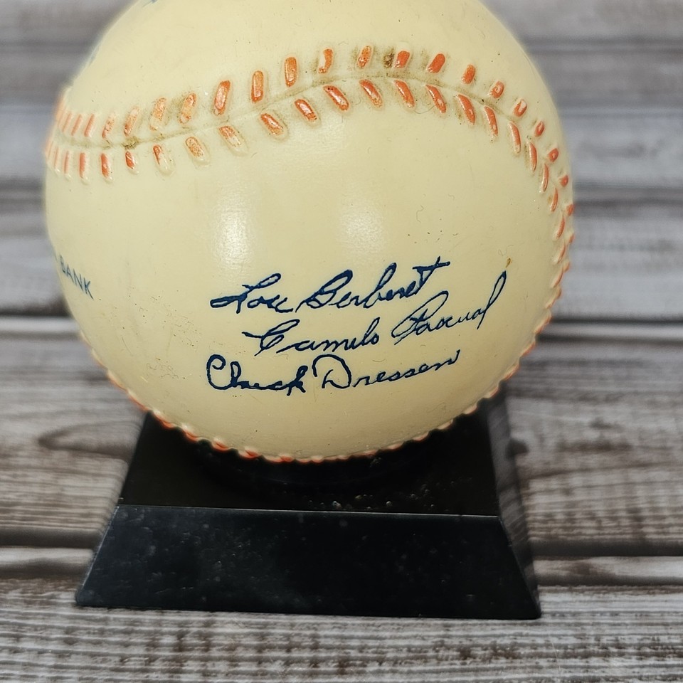 Vintage 1950s Washington Senators Baseball Bank, National Metropolitan ...