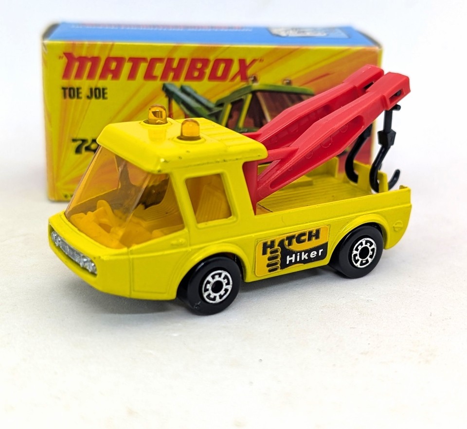 Matchbox Lesney Superfast 74 Toe Joe RARE "HITCH HIKER" Labels - NM ...