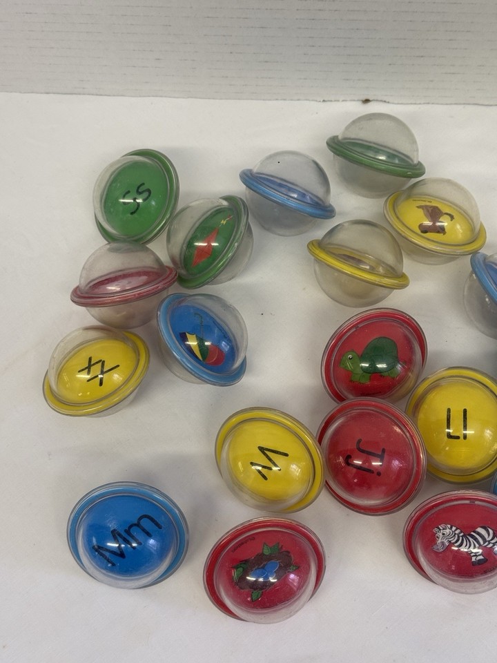 Lakeshore Float & Find Alphabet Bubbles Limited-Set 21 Of 26 Letters-Pre Owned | eBay