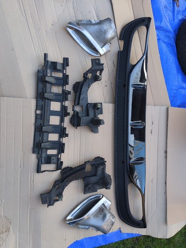 Mercedes C Class Original rear Bumper diffuser and exhaust tips W205 ...