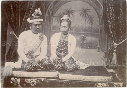 1880s BURMA KING THIBAW MIN & QUEEN SUPAYALAT ORIGINAL ALBUMEN PHOTO | eBay
