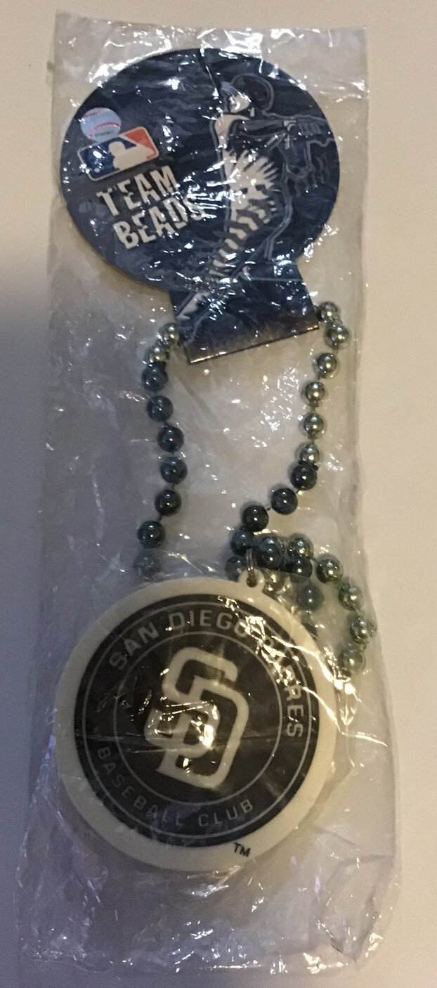 San Diego Padres Necklace Team Spirit Mardi Gras Beads MLB Baseball | eBay