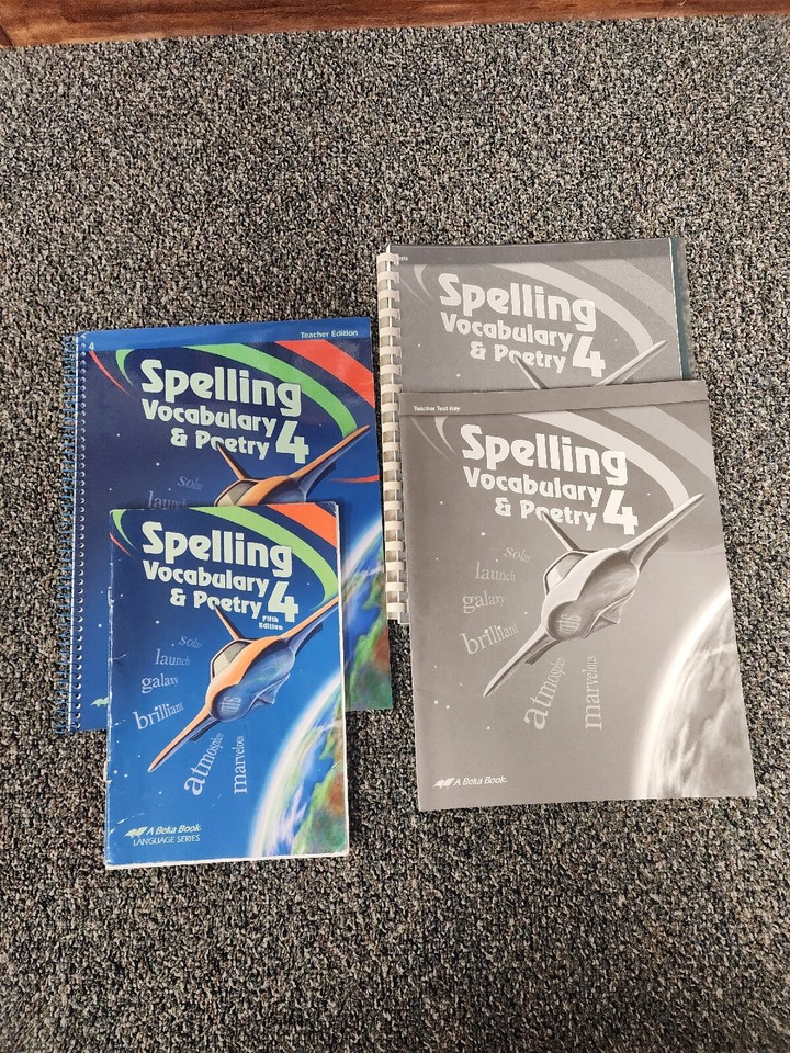 Abeka Gr 4 Curriculum LOT Student Textbooks/Readers,Answer Keys,Teacher ...