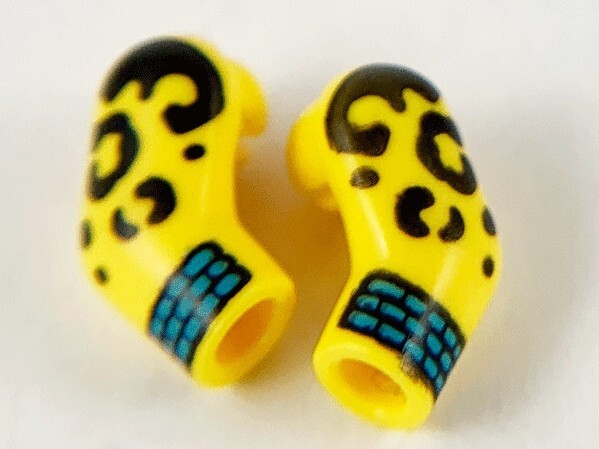 LEGO 981982pb250 Arm, (Matching Left and Right) Pair with Spots and ...