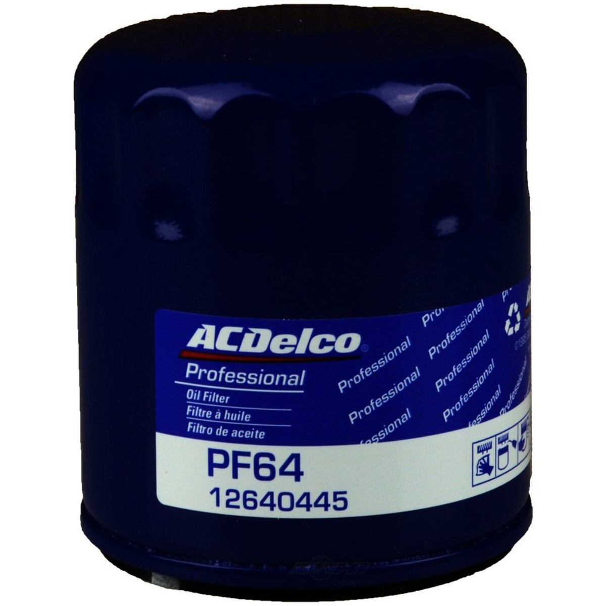 PF64 AC Delco Oil Filter for Chevy Coupe Sedan Chevrolet Corvette ...