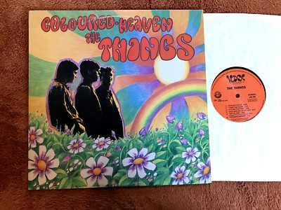 THE THINGS Coloured Heaven LP 1984 Voxx 200.022 Bomp Psych Garage ...