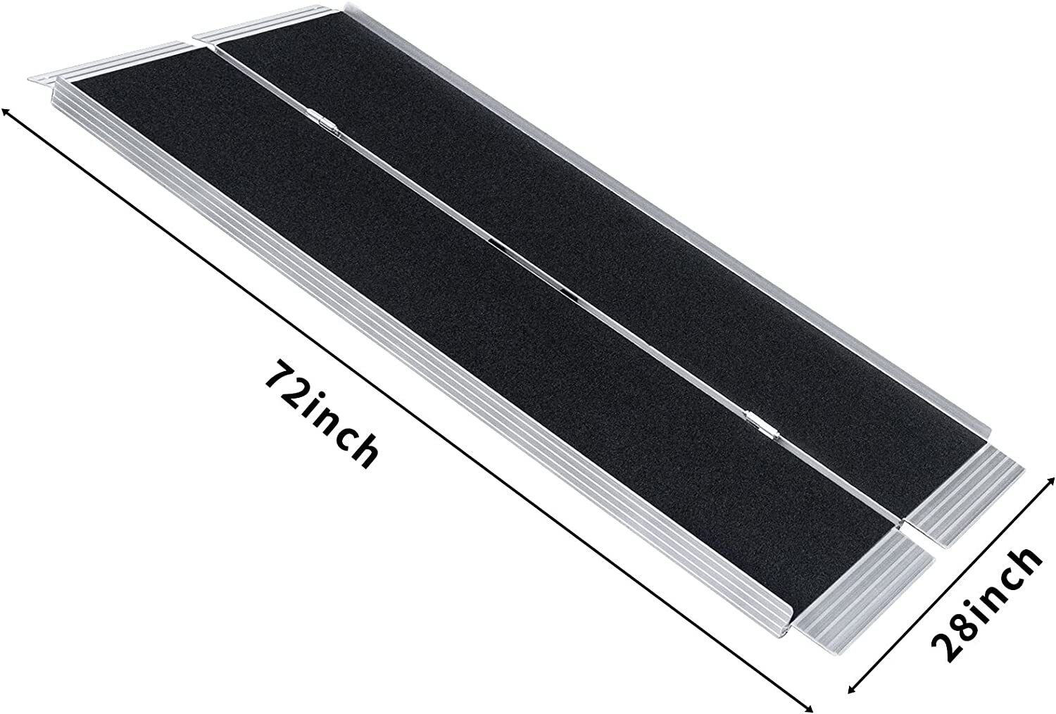 3/4/5/6Ft Wheelchair Ramp Non-Skid Folding Portable Aluminum Ramps | eBay