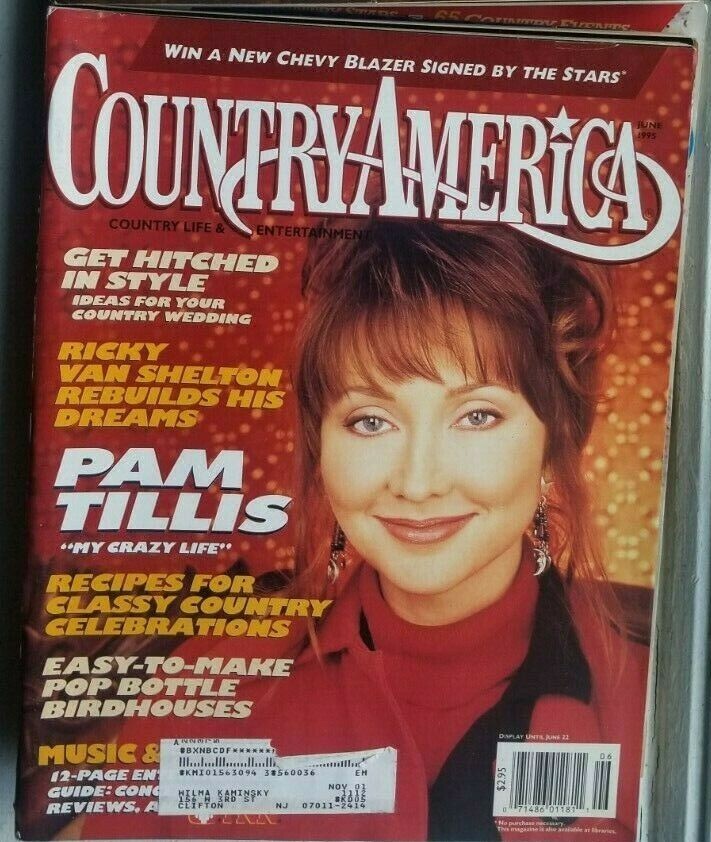 PAM TILLIS RICKY VAN SHELTON JUNE 1995 6/95 ~ TNN COUNTRY AMERICA MUSIC ...