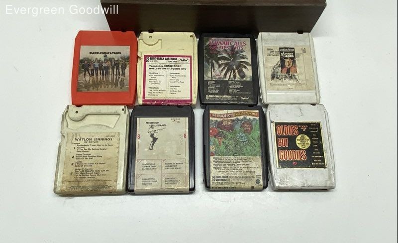 Lot of 24 Vintage 8 Track Cartridges with Case | eBay