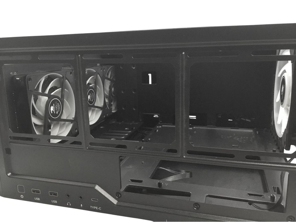 iBUYPOWER PC Case i-Series 901, black,glass, w/RGB fans | eBay