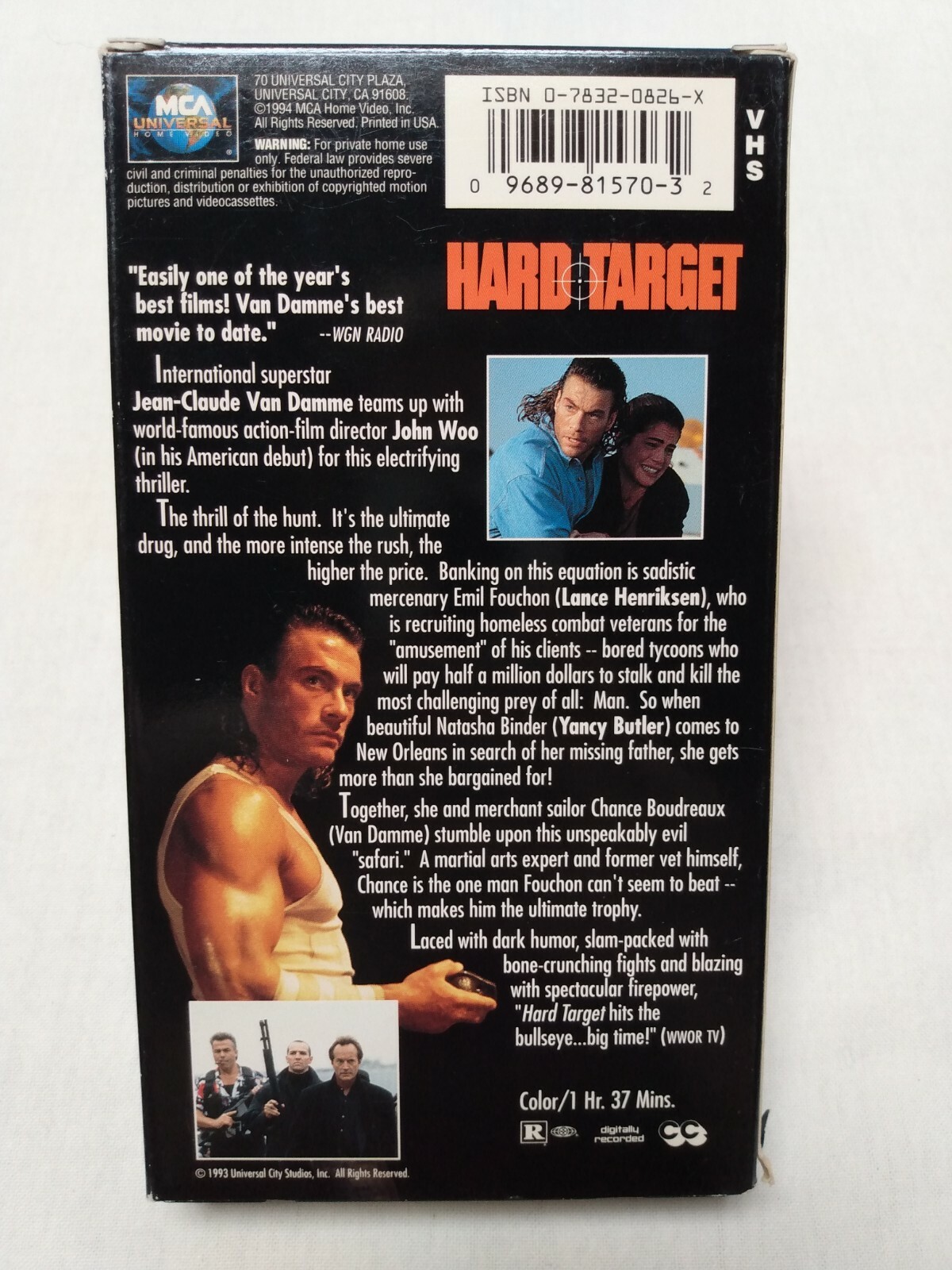 Hard Target (VHS, 1999) 96898157032| eBay