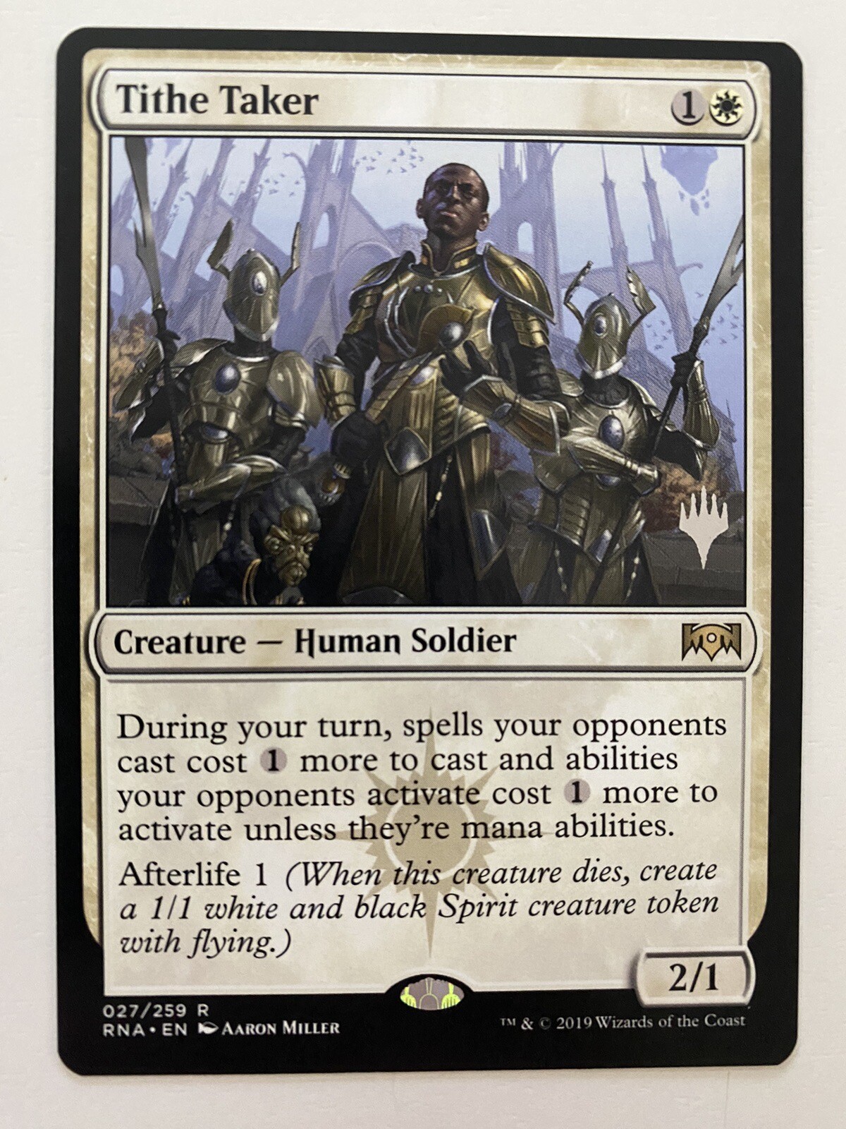 Tithe Taker *PROMO* MTG RNA MT/NM PW Stamp Combined Shipping ...