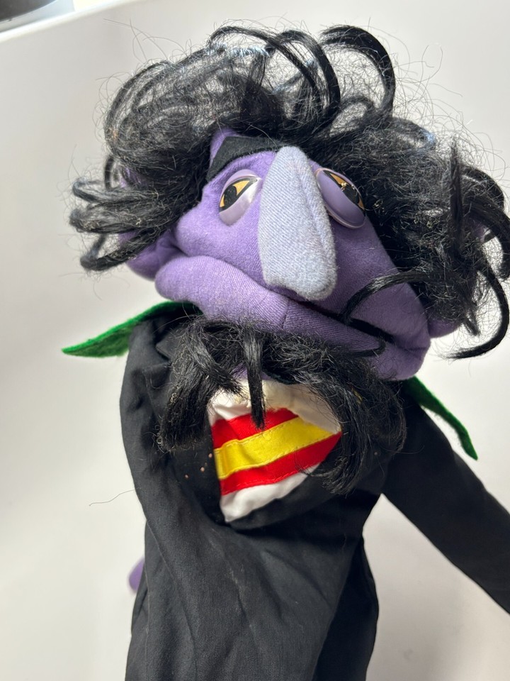 Count Von Count 11” Hand Puppet Vintage 1976 Sesame Street Jim Henson ...