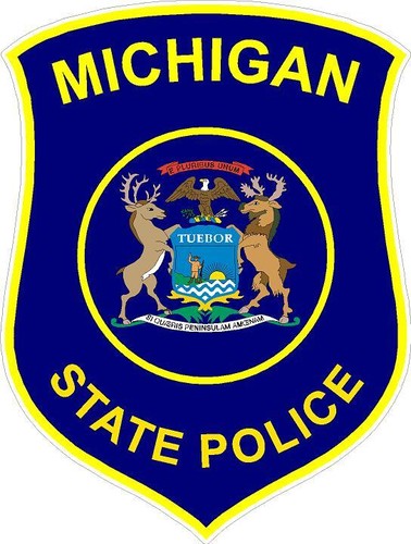 Michigan State Police Reflective, or Matte Vinyl Decal Sticker MI ...