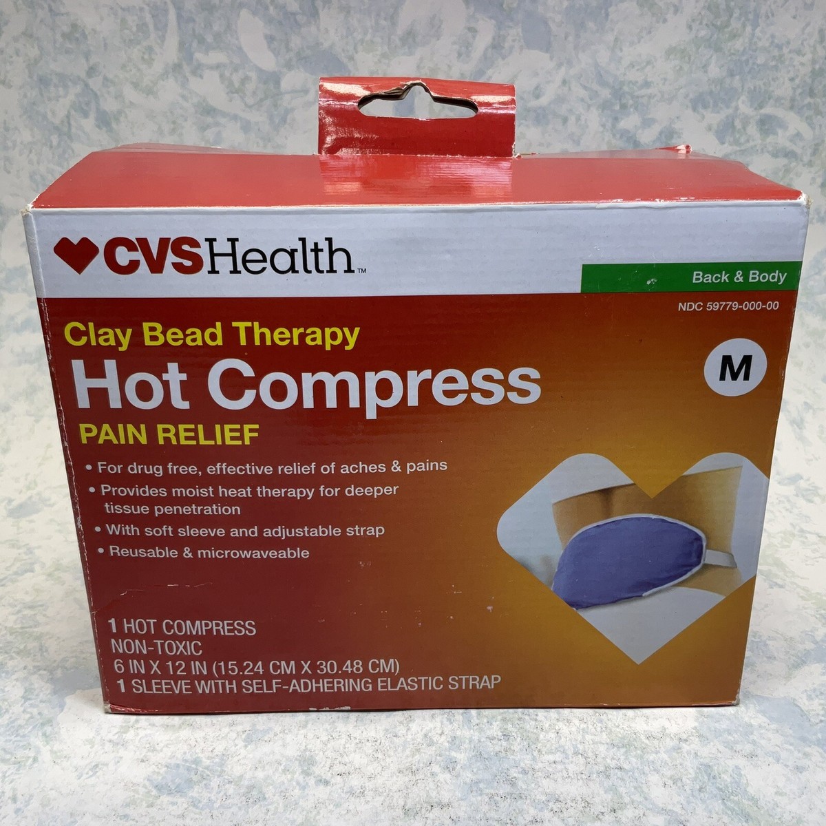 Clay Packs Therapy Clay Ice Pack With Strap 16 X 9.5 Inches Reusable