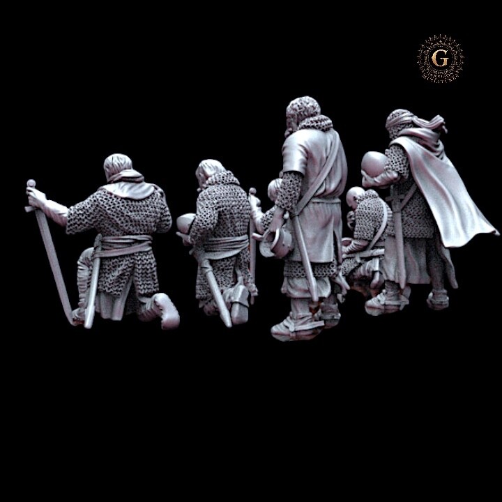 Medieval Warrior Priest and Praying Knights 28mm Wargames and ...