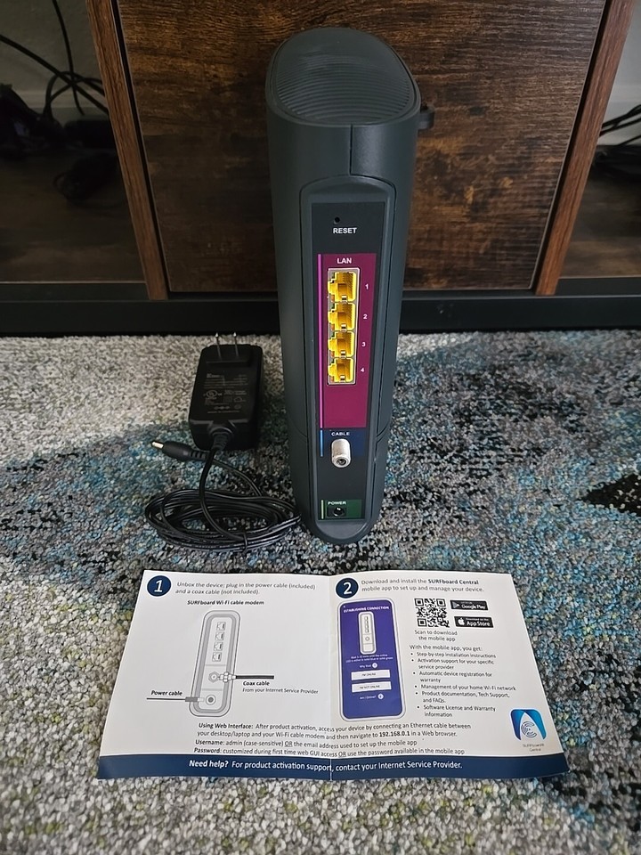 ARRIS SURFboard G34 Cable Modem - Black | eBay