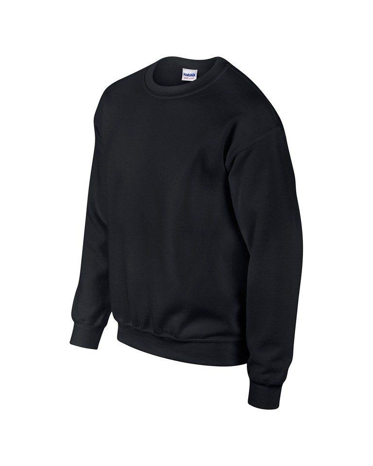 Gildan G180 Adult Cotton/Polyester Crew Neck Heavy Blend Fleece Knit ...