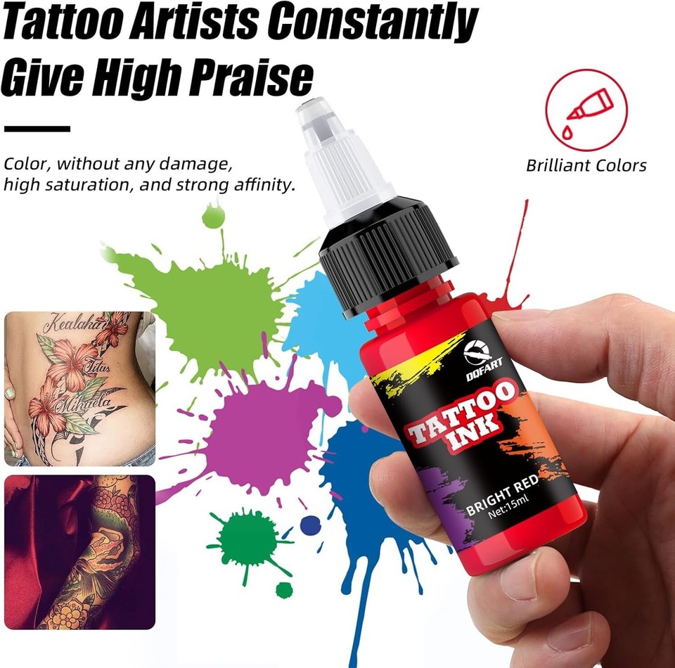 Professional 14 Color Tattoo Ink Set 0.5OZ (15ML) Tattoo | eBay