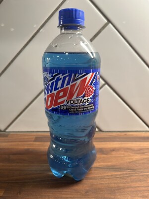 MOUNTAIN MTN DEW VOLTAGE RASPBERRY CITRUS & GINSENG FLAVORED SODA 20 OZ ...