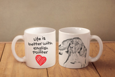 English Pointer - ceramic cup, mug "Life is better",UK | eBay