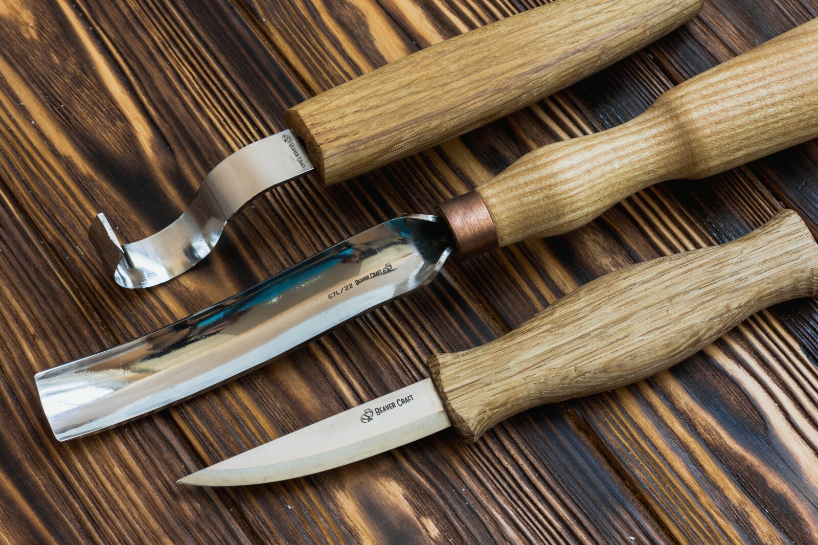 Spoon Knives Set Wood Сarving Tools Bent Gouge Hook Knife Kuksa Kit ...