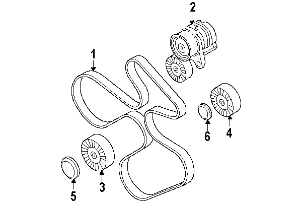 BMW 11287795159 Genuine OEM Factory Original Idler Pulley Cap for sale ...