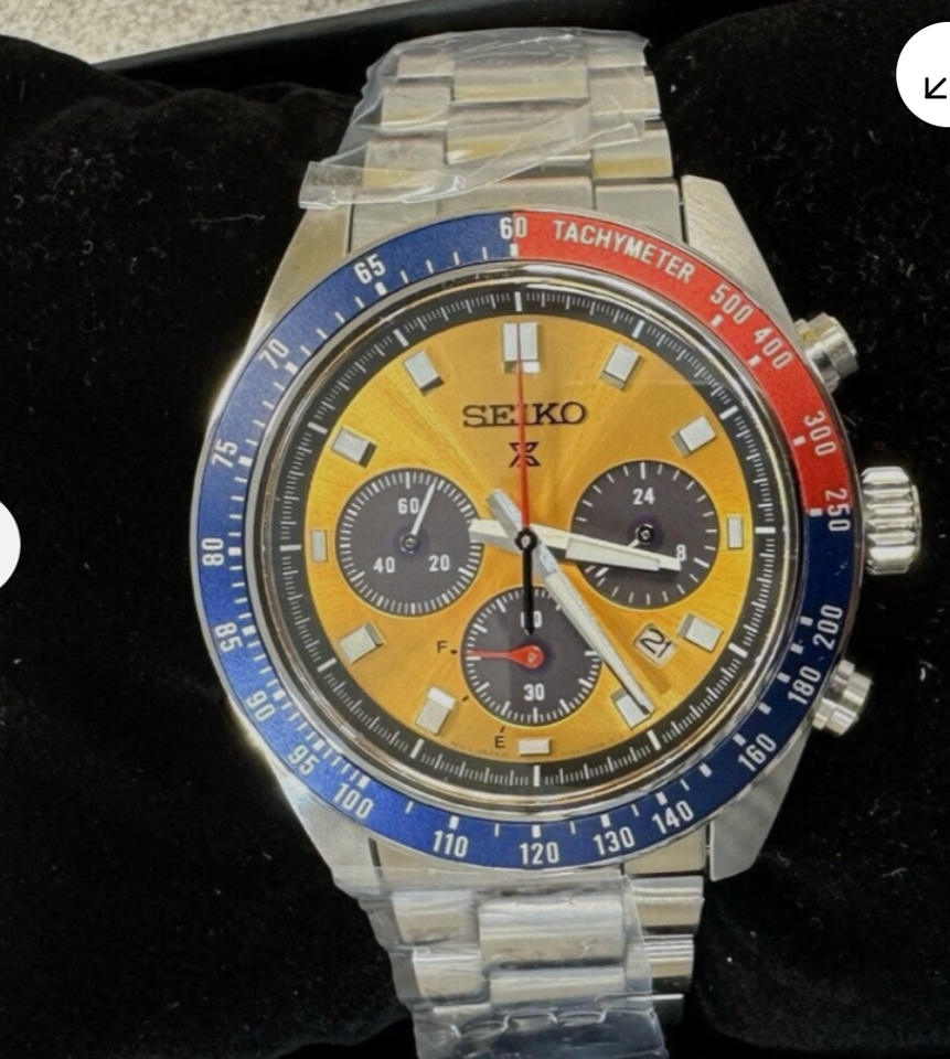 Seiko SSC947 Prospex Pogue Speedtimer Solar Chronograph Watch 100m Box ...