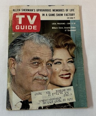 June 12, 1965 TV Guide ~ GUNSMOKE, Allan Sherman, Molly Bee, Janet ...
