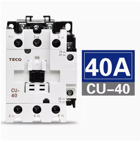 1PC New TECO Ac contactor CU-40 1NO1NC AC380V #LL | eBay