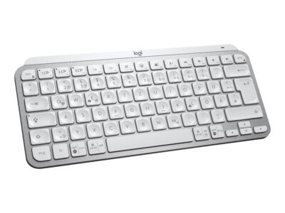 Logitech Authentic MX Keys Mini Wireless Keyboard, Pale Gray, English ...