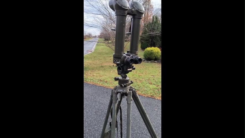 M65 Binocular Periscope Telescope Trench Artillery Battery M17 Tripod ...