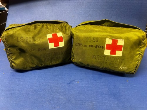 US Military- First Aid Kit for Airplane lot of 2 | eBay