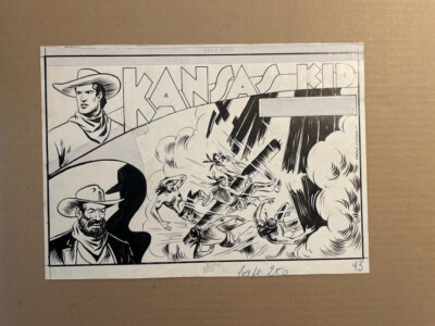 Kansas Kid - Original de couverture signé - Carlo Cossio - BE | eBay