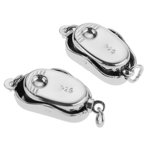 Pack of 2 Box Clasp Bracelet Necklace Connector Buckle Extender for ...
