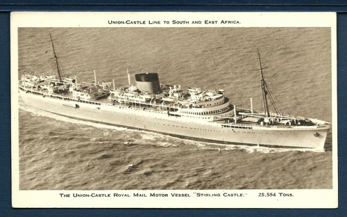 RMS STIRLING CASTLE Union Castle Line Ocean Liner | eBay