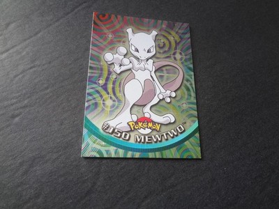 2000 Topps Pokemon Series 3 Silver Foil #150 Mewtwo TV Animation 1st ...