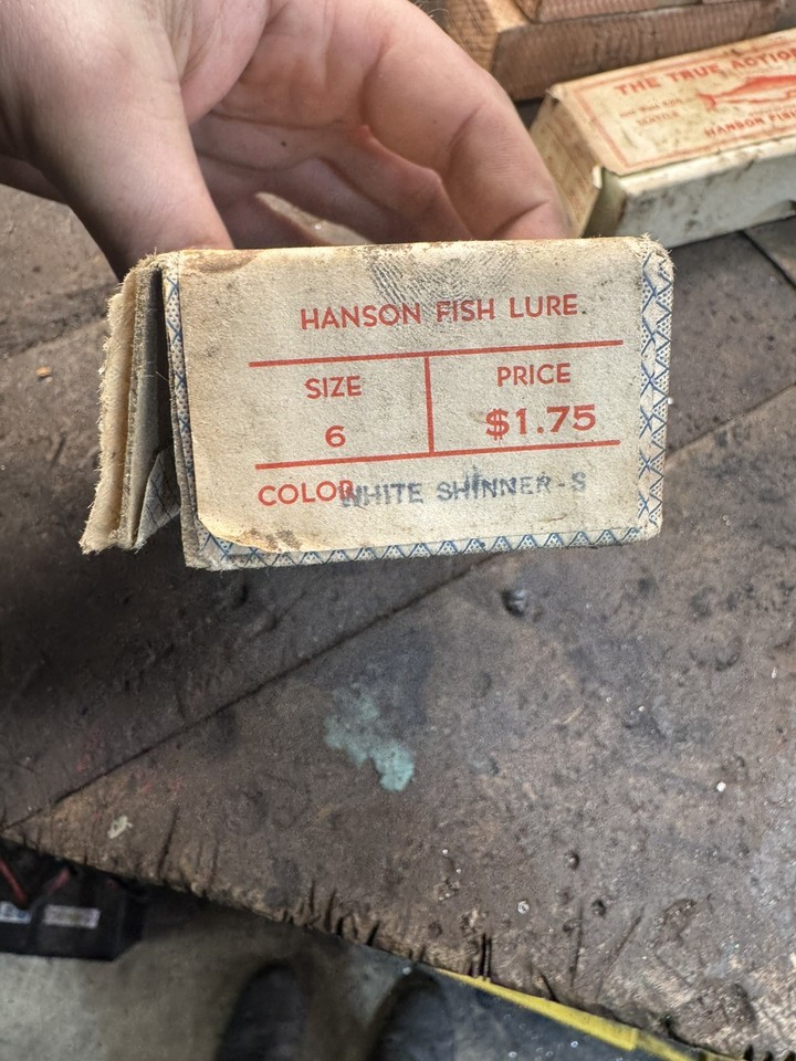 Hanson True Action Fishing Lure Salmon Wood Plug W/ Early Box | eBay