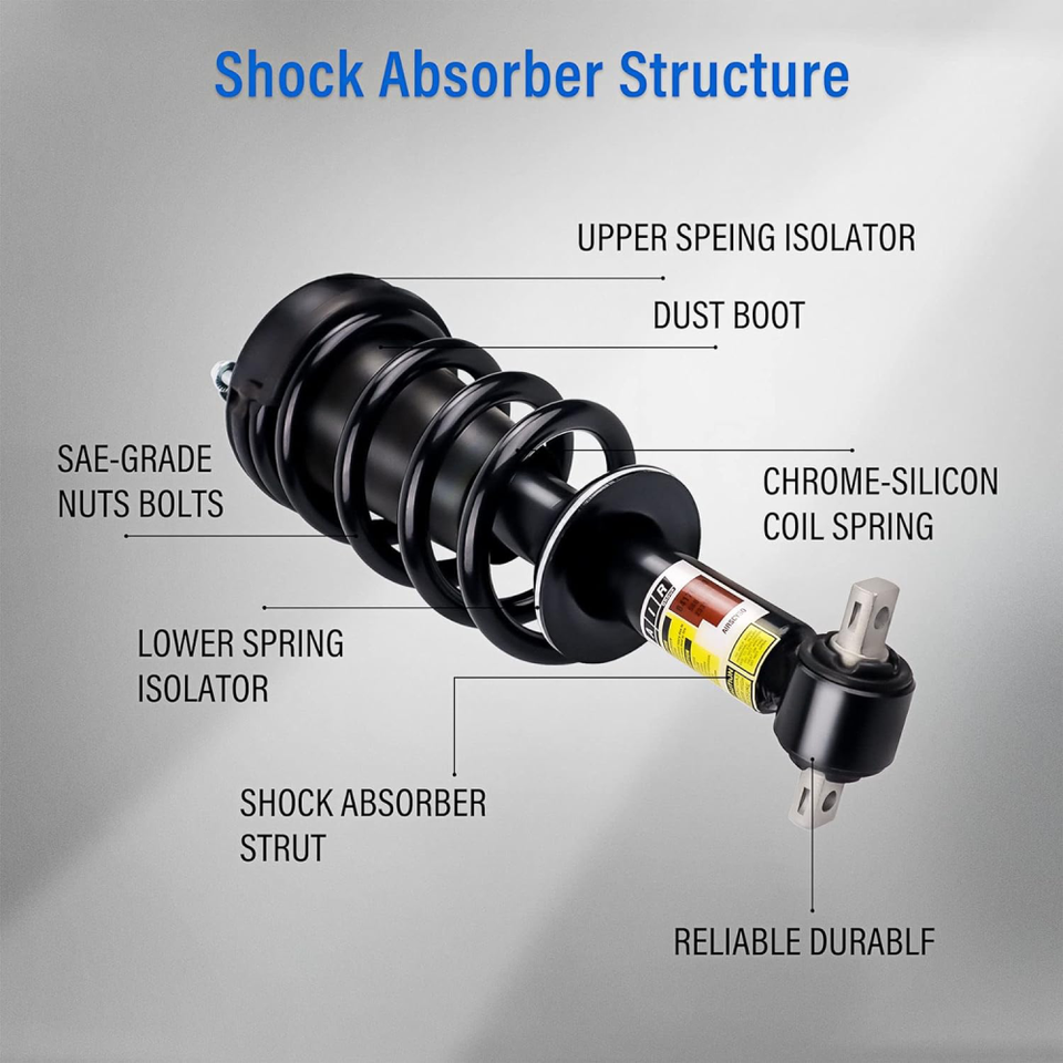 2X For 2007-2014 Cadillac Escalade GMC Yukon Front Magnetic Shock Strut ...