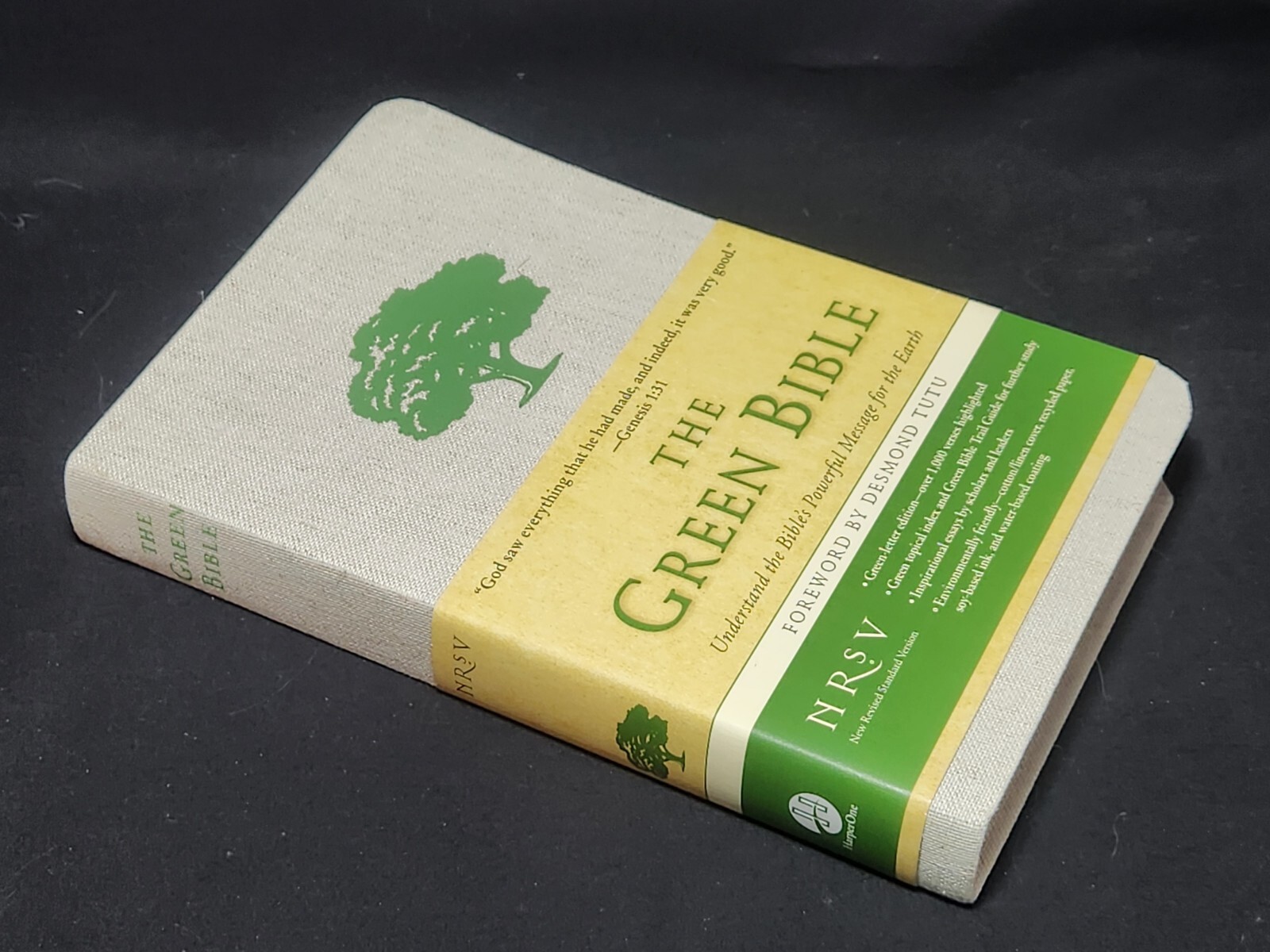 The Green Bible by Harper Bibles Staff (2008, Hardcover) for sale ...