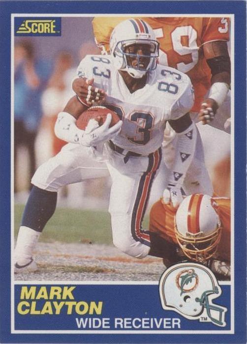 1989 Score Mark Clayton #12 for sale | eBay