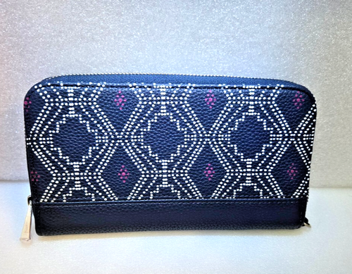 Jewell Wallet Thirty one Zip Around Large Capacity Credit Card Clutch ...